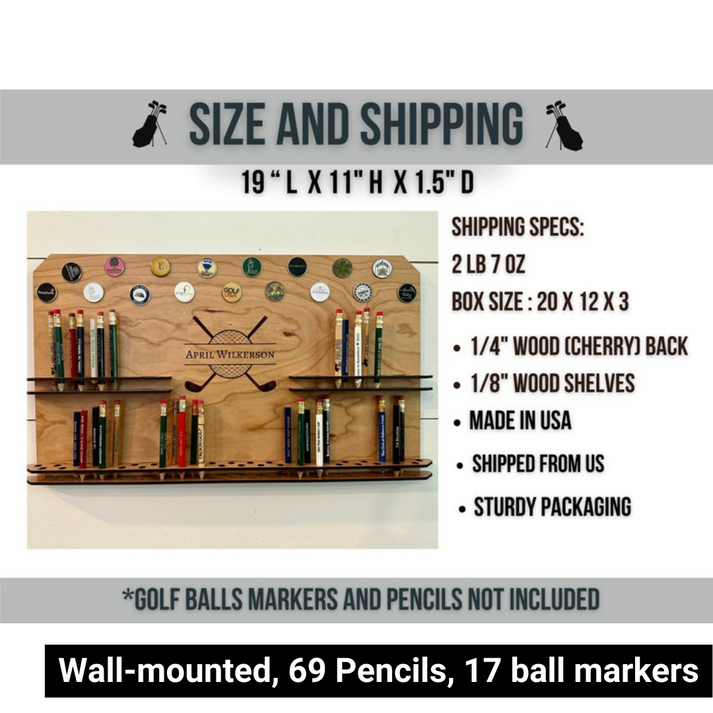Golf Pencil Display – Wilkerson Golf Gifts
